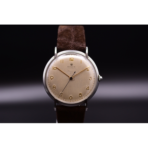 Rolex Snapback Ref 4371 1950's Vintage Precision Dress Watch Men's ...
