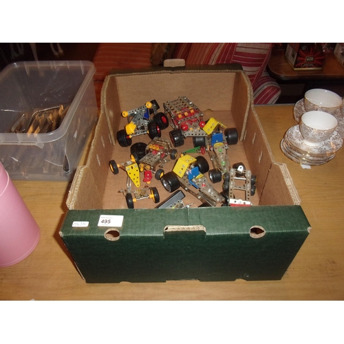 BOX OF MECCANO