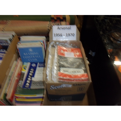 BOX OF FOOTBALL PROGRAMMES