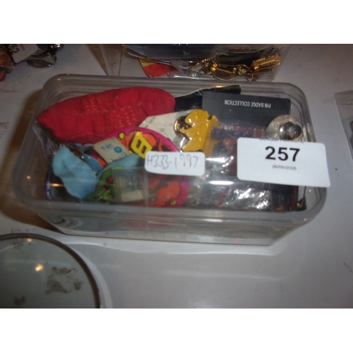 BOX OF BADGES