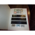 RED ALBUM OF ADEN STATE STAMPS MINT AND USED EXAMPLES HIGH CAT VALUE