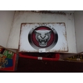 SMALL TIN SIGN