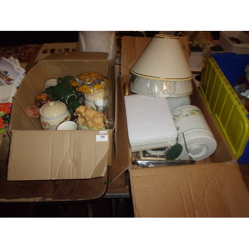 2 BOXES OF HOMEWARE