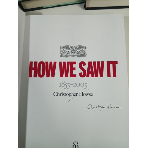 5 x Signed Books - Christopher Howse Daily Telegraph, Lynda Lee Porter ...