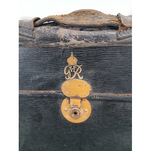A King George VI Attache Case With Royal Crest & GVI R Monogrammed In ...
