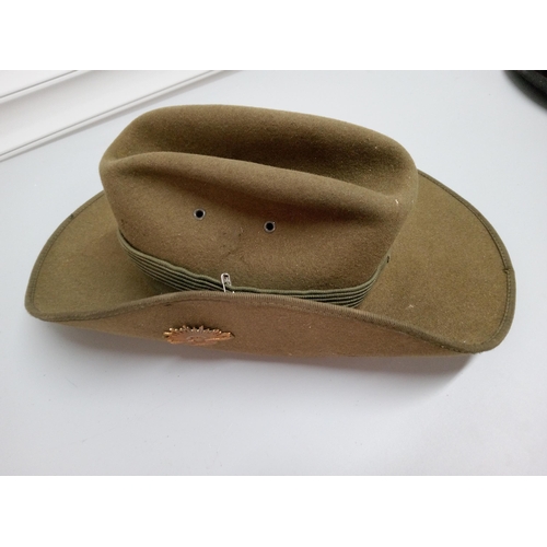 Australian Military Akubra Hat made by Fayrefield 1969. Size 6 5/8 with ...