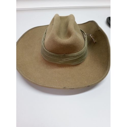 Australian Military Akubra Hat made by Fayrefield 1969. Size 6 5/8 with ...