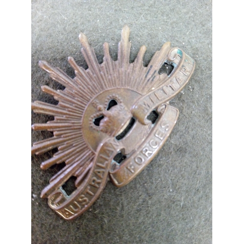 Australian Military Akubra Hat made by Fayrefield 1969. Size 6 5/8 with ...