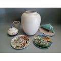 Selection of Poole Pottery including a Lidded Jar, a Shell and small ...