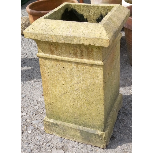 Square chimney pot - 50h x 29w x 29d