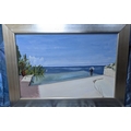 A Mediterranean View - Signed To Reverse Jeanna F - Original - 67 x 94cm
