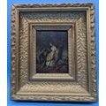 An Oil On Copper, Possibly Depicting William Wallace And Marion ...