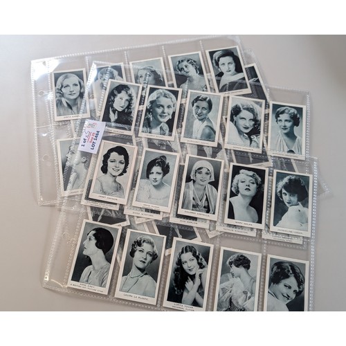1934 Teofani Modern Movie Stars & Cinema Celebrities Set of 48