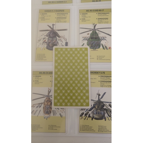 Vintage ACE Fact Pack Cards C.O.M.B.A.T Helicopters Complete Set x 32 Cards