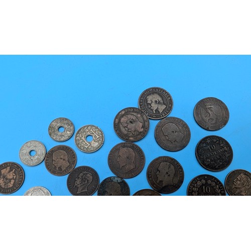 A Collection of French Coinage 1829 1 Franc , 1856 1 Franc, 1799 1 ...