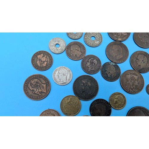 A Collection of French Coinage 1829 1 Franc , 1856 1 Franc, 1799 1 ...
