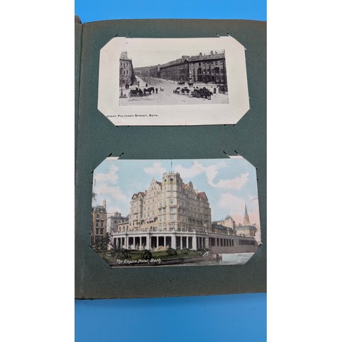 Antique Postcard Albums - One Full and One Empty