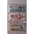 Canada – Selection of Banknotes A trio of Canadian banknotes comprising ...