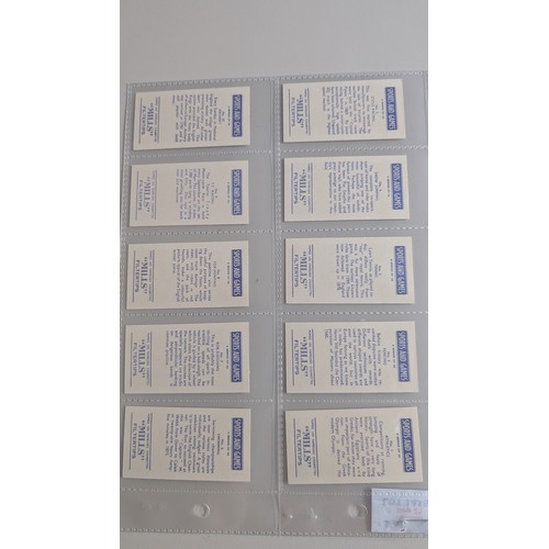 MILLS FILTERTIPS CIGARETTES SPORTS AND GAMES CARDS COMPLETE SET OF 25