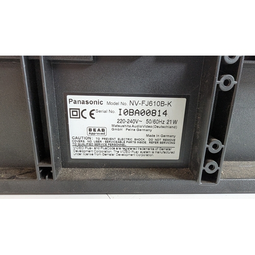 Panasonic Superdrive Video+ VHS Player And Recorder - NVFJ610