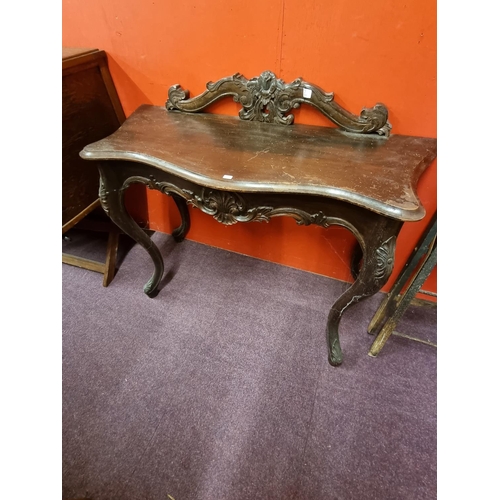 1 x mahogany edwardian console table