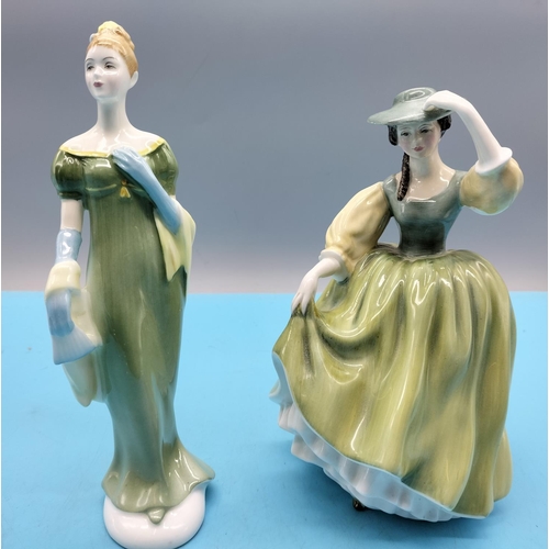 Royal Doulton Lady Figure 'Buttercup' HN 2309 (1sts) plus 22cm Figure ...