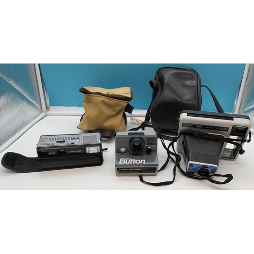 Polaroid Land Camera in Grey with Case, Le Clic Fun Shooter FS10 plus ...