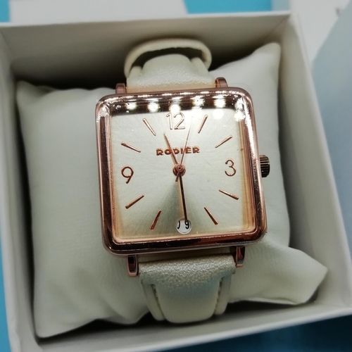 Boxed Philip Mercier Quartz Watch, Boxed Rodier Watch with Date ...