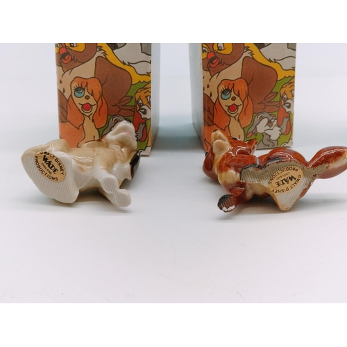 Boxed Wade Disney's 'Lady and the Tramp' Figures (7) - No7 Copper, No8 ...