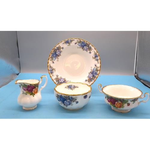 Royal Albert 'Old Country Roses' Twin Handled Soup Bowl and Jug plus ...
