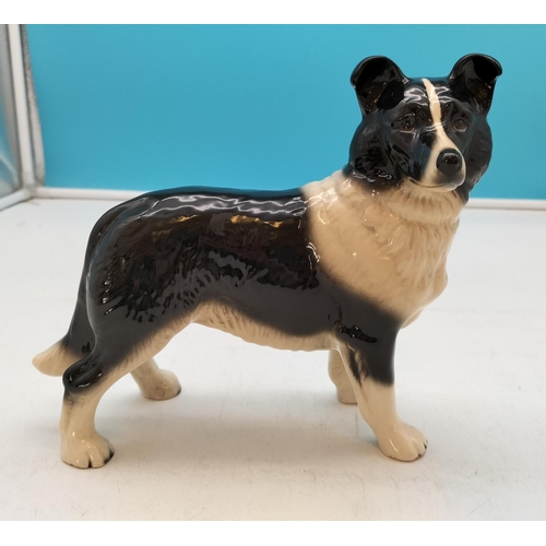 Coopercraft Figure of a Collie Dog. 19cm High x 22cm.