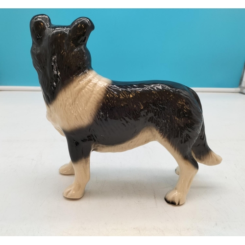 Coopercraft Figure of a Collie Dog. 19cm High x 22cm.
