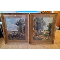 Large Ornately Framed John Constable Prints (2) 'The Vale of Dedham ...