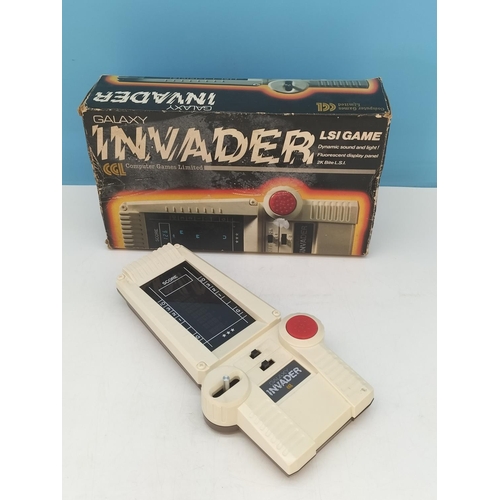 Vintage c 1978 CGL Galaxy Invader Electronic Game in Original Box W/O.