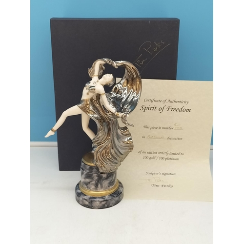 Boxed Tim Perks Art Deco Style Limited Edition 6/100 28cm 'Spirit of ...