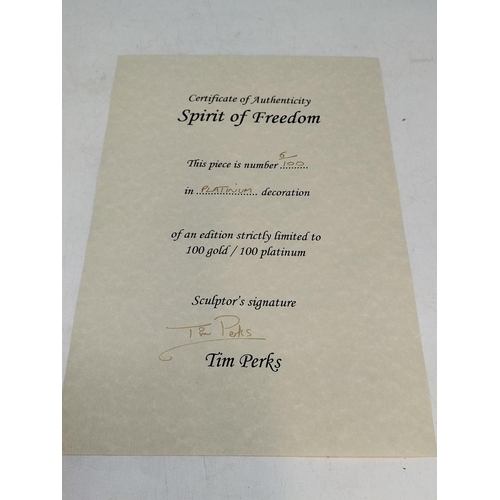 Boxed Tim Perks Art Deco Style Limited Edition 6/100 28cm 'Spirit of ...