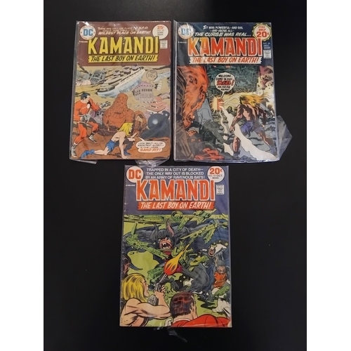 DC Comics 1973 'Kamandi - The Last Boy on Earth' Issue Nos 10, 24 and 30.