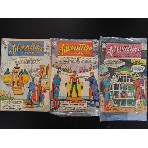 DC Comics 1963 'Adventure Comics' to include Issue Nos 314, 316, 321 ...