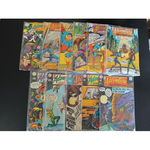 DC Comics 1963 'Adventure Comics' to include Issue Nos 366, 368, 369 ...