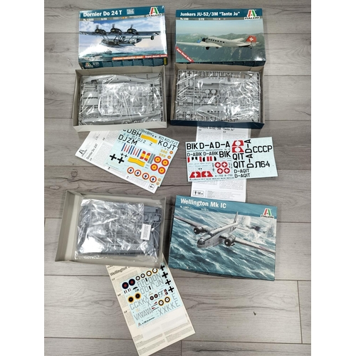 3 x Italeri 1:72 Scale Model Plane Kits to include No 1323 Dornier Do ...