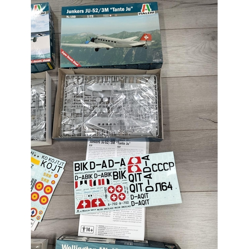 3 x Italeri 1:72 Scale Model Plane Kits to include No 1323 Dornier Do ...