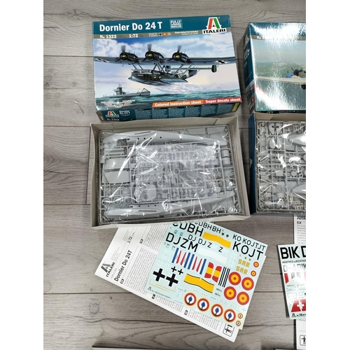 3 x Italeri 1:72 Scale Model Plane Kits to include No 1323 Dornier Do ...