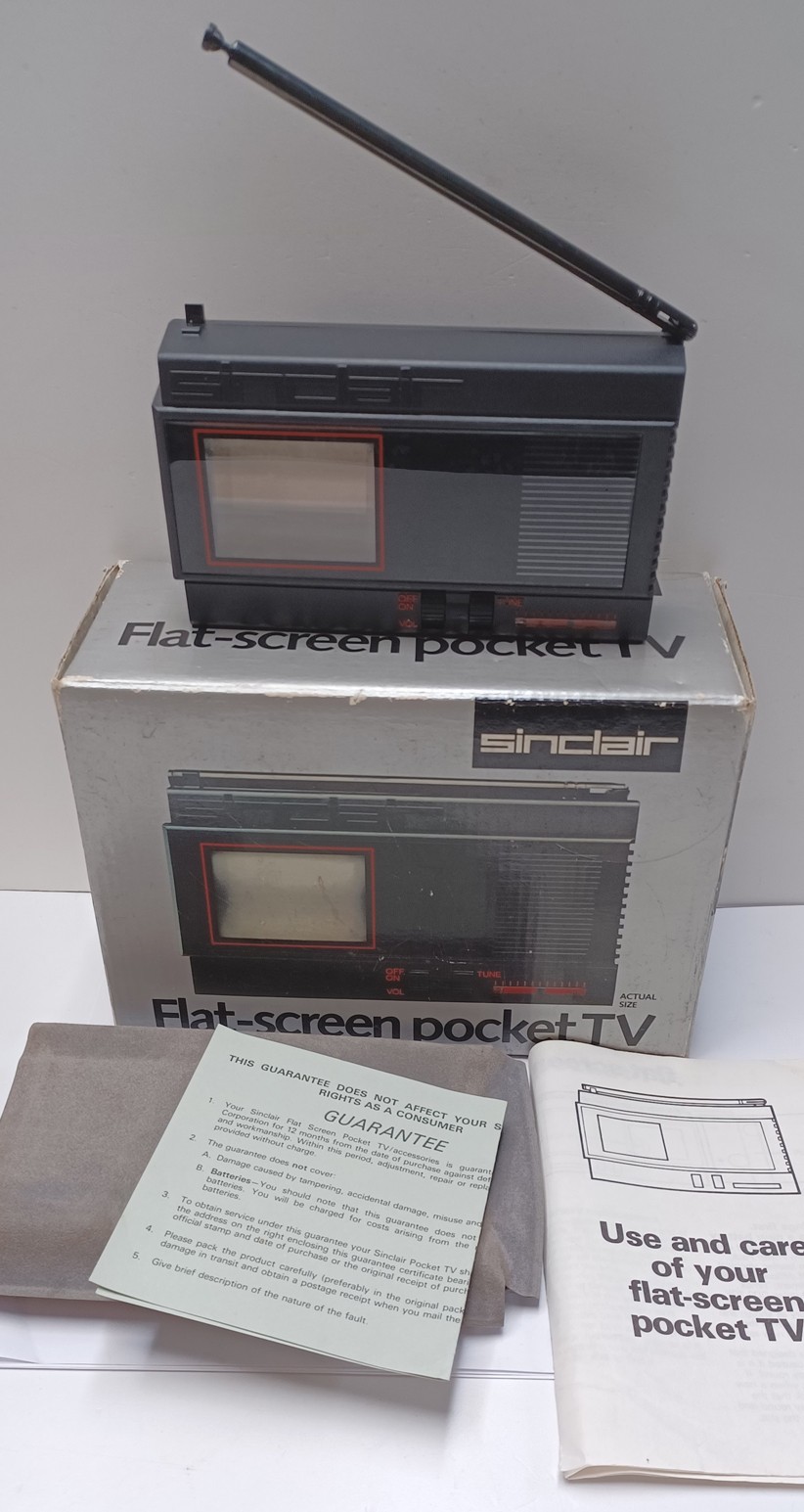 SINCLAIR FLATSCREEN POCKET TV