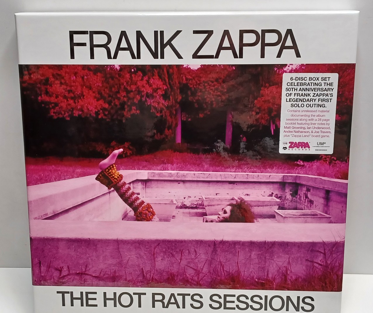 FRANK ZAPPA THE HOT RATS SESSIONS ROCK 6 DISC BOX SET CELEBRATING 50TH ...