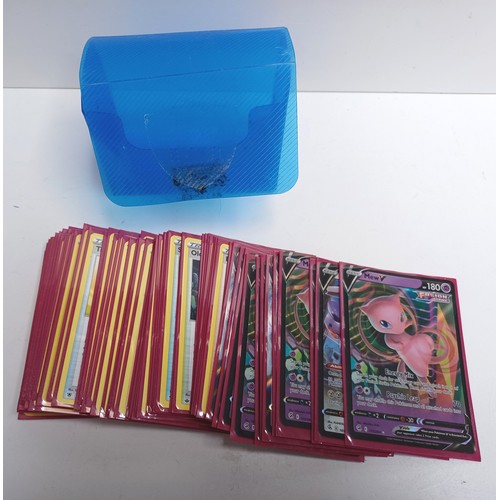 POKEMON TOP TIER MEW DECK SET IN BLUE COLLECTORS BOX