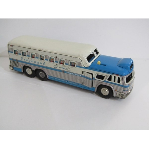 MAGIC GREYHOUND BUS, boxed Japanese model of a Greyhound bus, good ...
