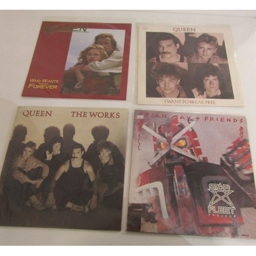 VINYL RECORDS - EXTENSIVE COLLECTION OF QUEEN AND QUEEN RELATED RECORDS ...