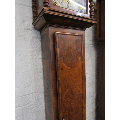 LONGCASE CLOCK, 8 day longcase clock, ornate brass face marked Graham ...