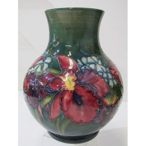 MOORCROFT VASE, an early 20th Century Moorcroft "Hibiscus" vase ...