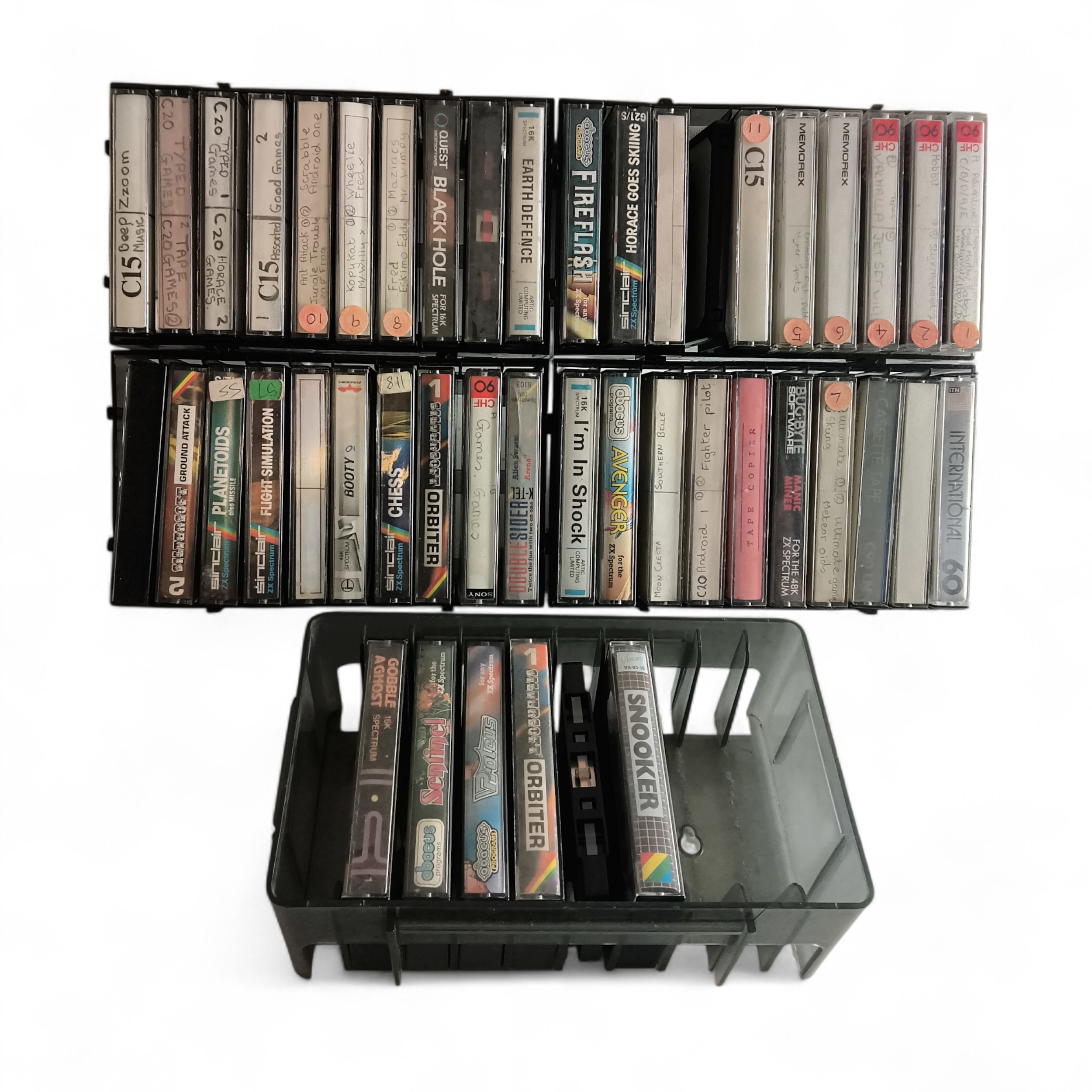 A Large Collection of Sinclair ZX Spectrum Games to include Planetoids ...